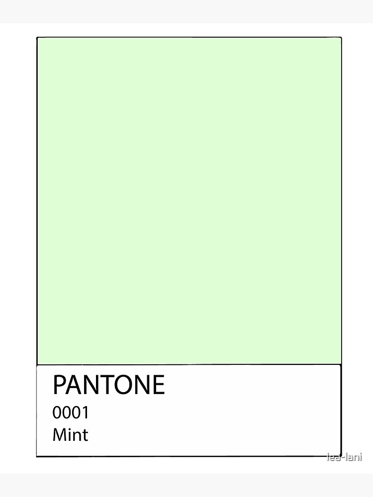 "Pastel Light Green Pantone" Mounted Print for Sale by lea-lani | Redbubble