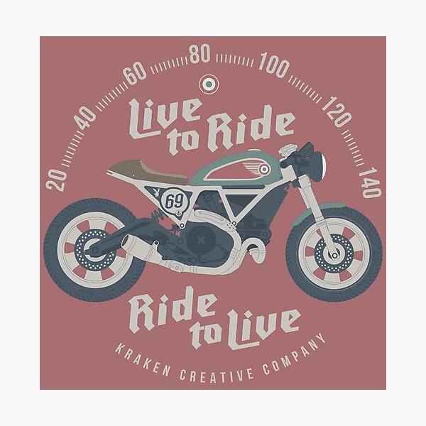 Live To Ride Wall Art | Redbubble