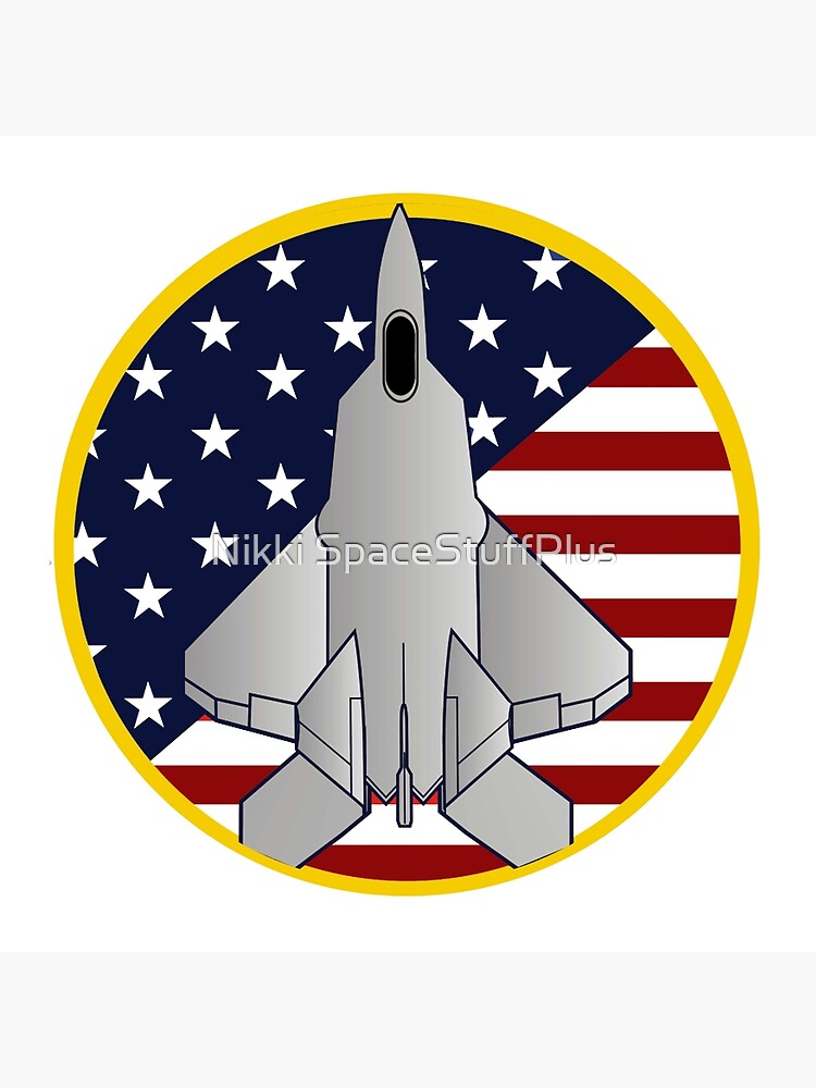 "F-22 Raptor Logo" Art Board Print for Sale by Spacestuffplus | Redbubble
