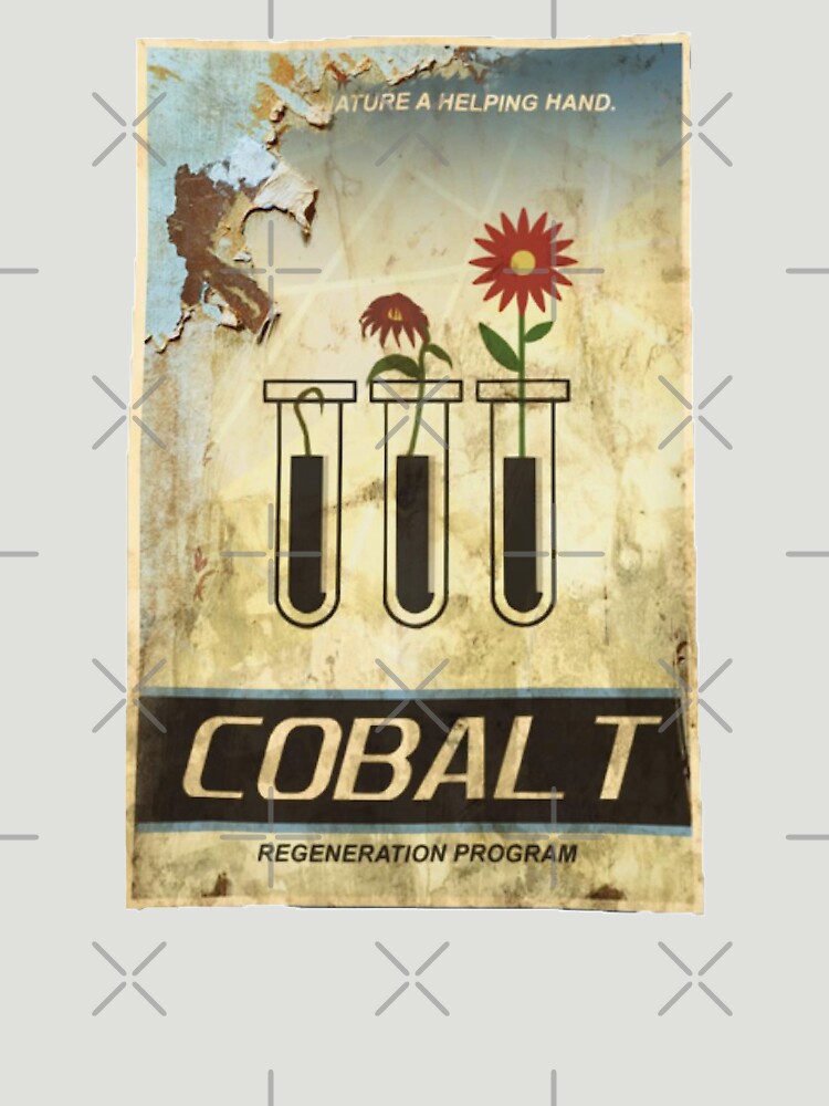 "Rust - Cobalt Poster" T-shirt for Sale by TurretedSloth | Redbubble ...