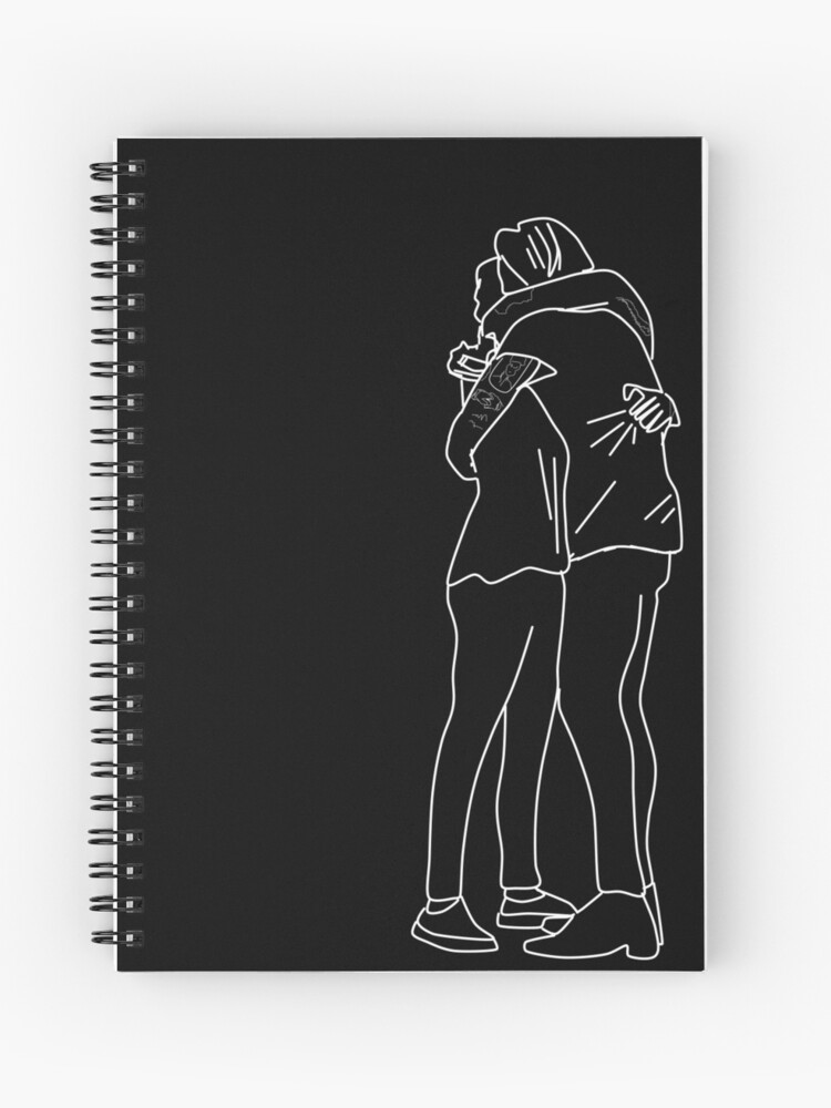 "Larry Hug" Spiral Notebook for Sale by Itzmiri | Redbubble