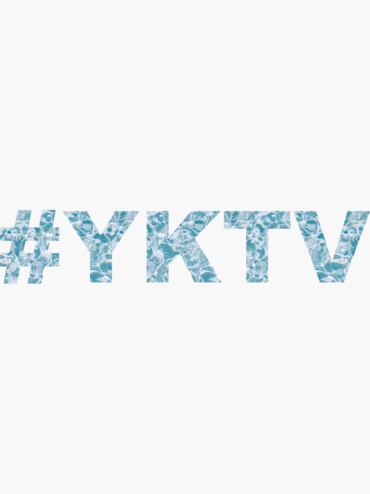 "yktv - you know the vibe stickers" Sticker by vivianngo | Redbubble