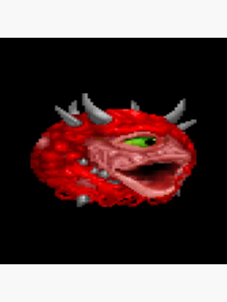Cacodemon Poggers Poster For Sale By Ironmaniac Redbubble