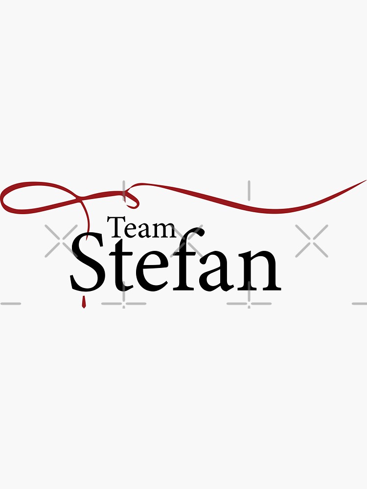 "Team Stefan" Sticker for Sale by ThingsShop | Redbubble