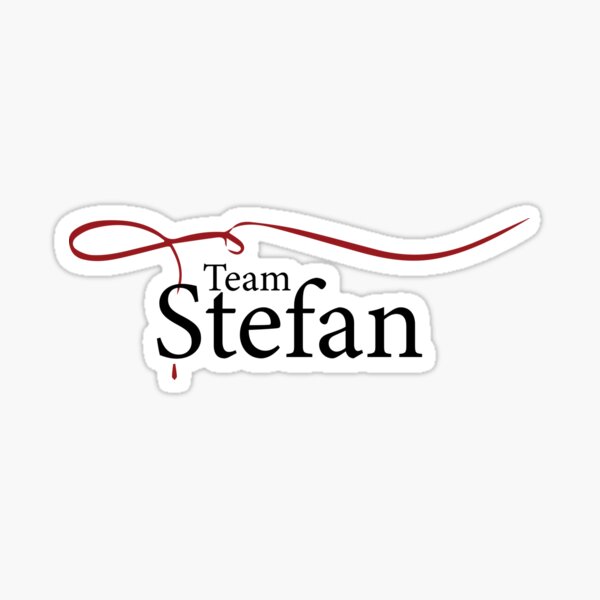 "Team Stefan" Sticker for Sale by ThingsShop | Redbubble
