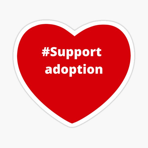 Adoption Symbol Stickers | Redbubble