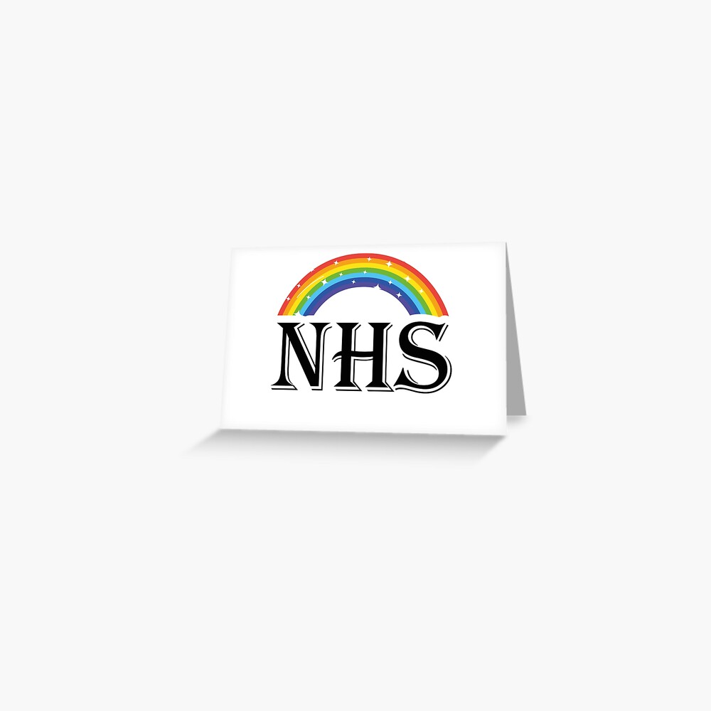 "nhs" Greeting Card for Sale by Artdise | Redbubble