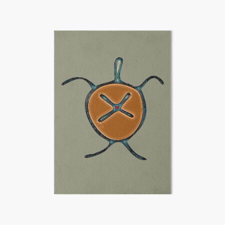 "Taino Turtle Symbol Puerto Rico" Art Board Print for Sale by liamaris ...