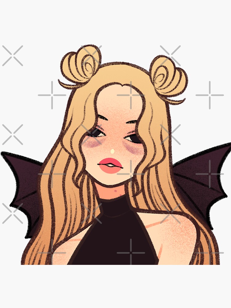 "Aesthetic Vampire Girl" Sticker for Sale by wbfm | Redbubble