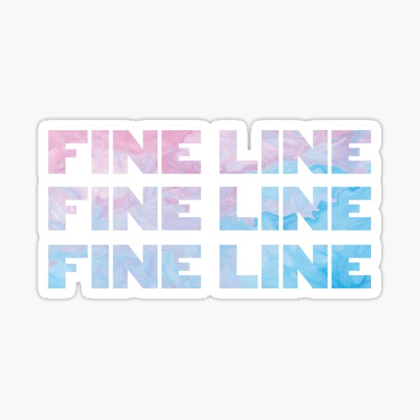 "Fine Line Harry Styles" Sticker for Sale by mgervay | Redbubble