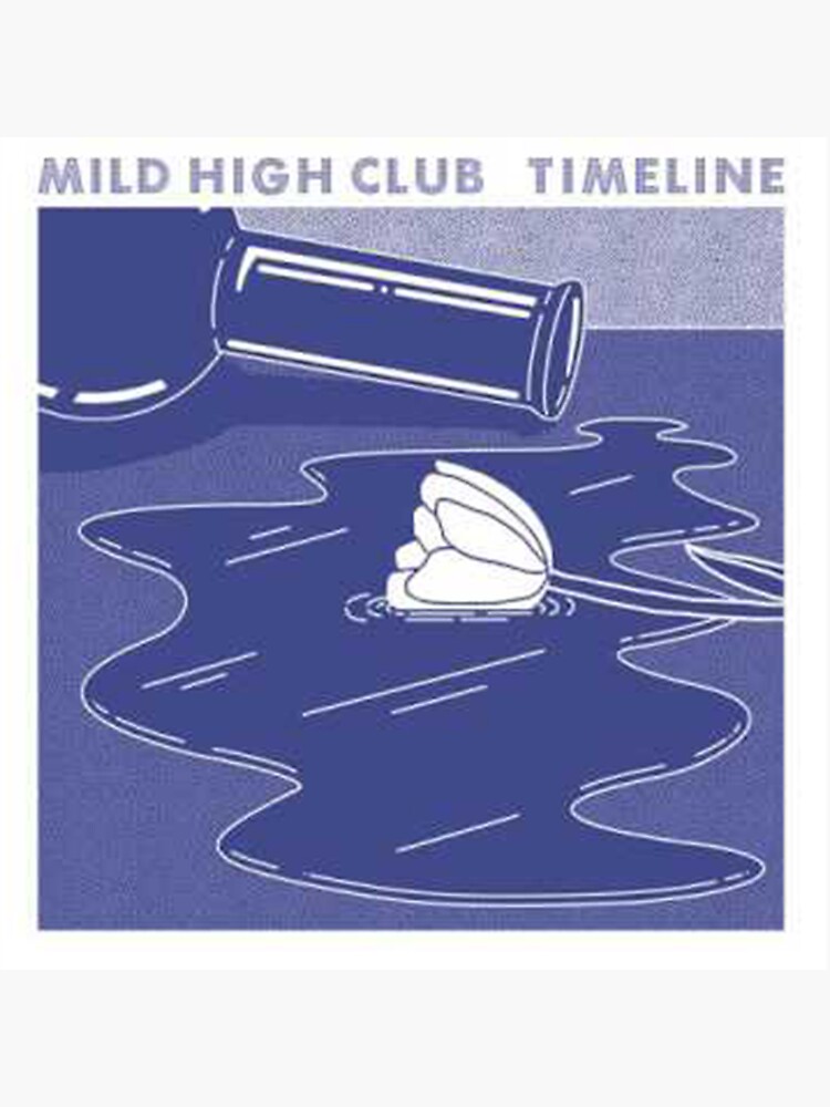 "mild high club timeline" Sticker for Sale by matt329 | Redbubble