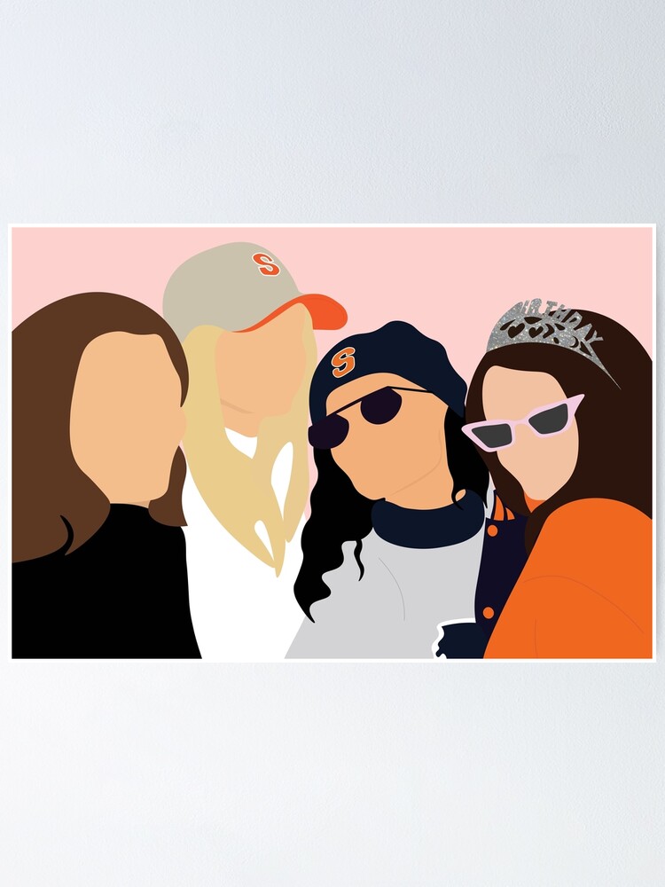 "College Girls " Poster for Sale by artificialaart | Redbubble