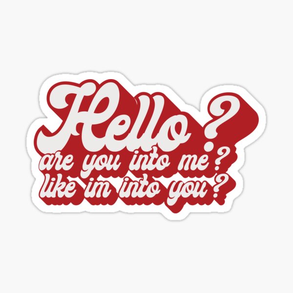 "Hello Clairo Lyrics" Sticker for Sale by laurenkaye | Redbubble