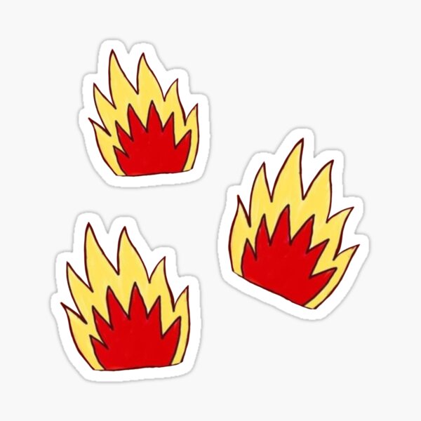"fire benee" Sticker by juliamjones6 | Redbubble