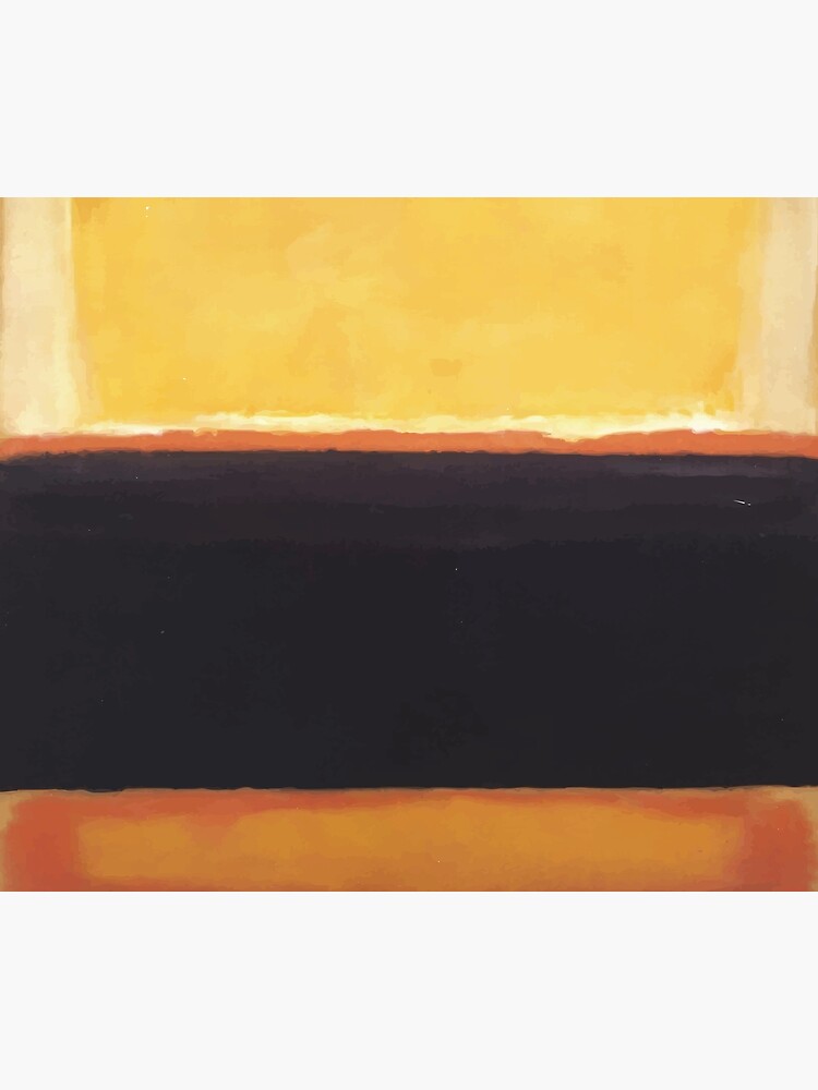 Mark Rothko | Yellow, Charcoal, Brown | Shower Curtain Designed & Sold ...
