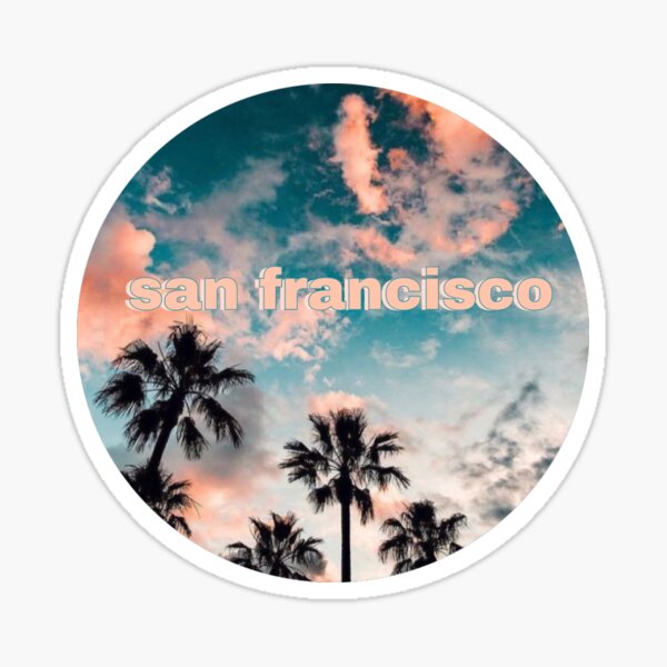 "San Francisco Sticker" Sticker for Sale by devinlovesharry | Redbubble