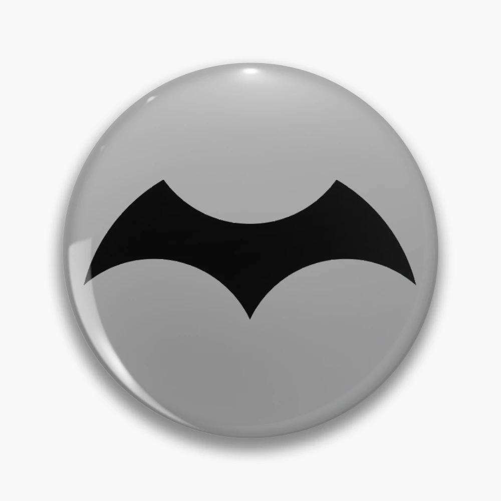 Pin Stencil Bat Symbol
