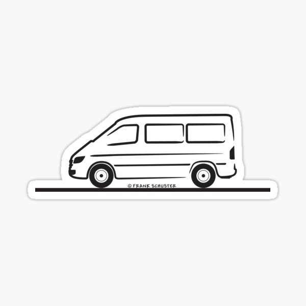 Mercedes Sprinter Stickers | Redbubble