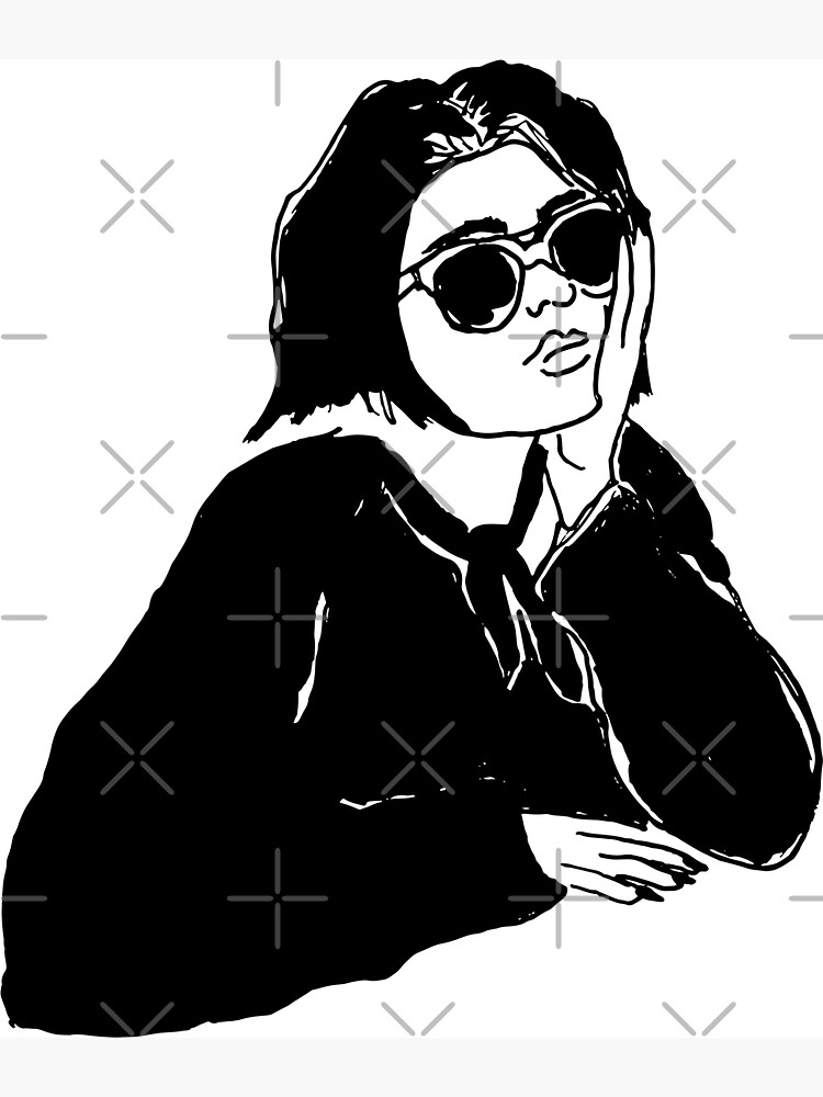 "Throwin' Shade" Sticker by With-Drawn-Art | Redbubble