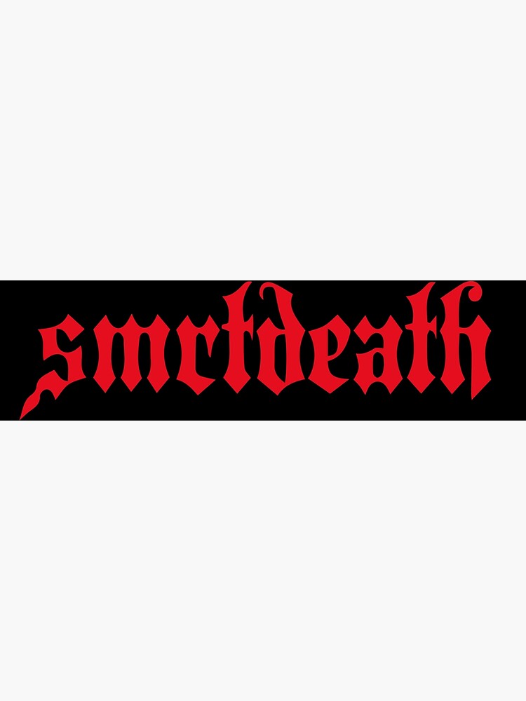 "SMRTDEATH NEW LOGO" Photographic Print by Dashysprintshop | Redbubble