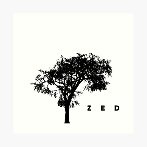 "Zed Tree Logo\" Art Print for Sale by NicZed | Redbubble