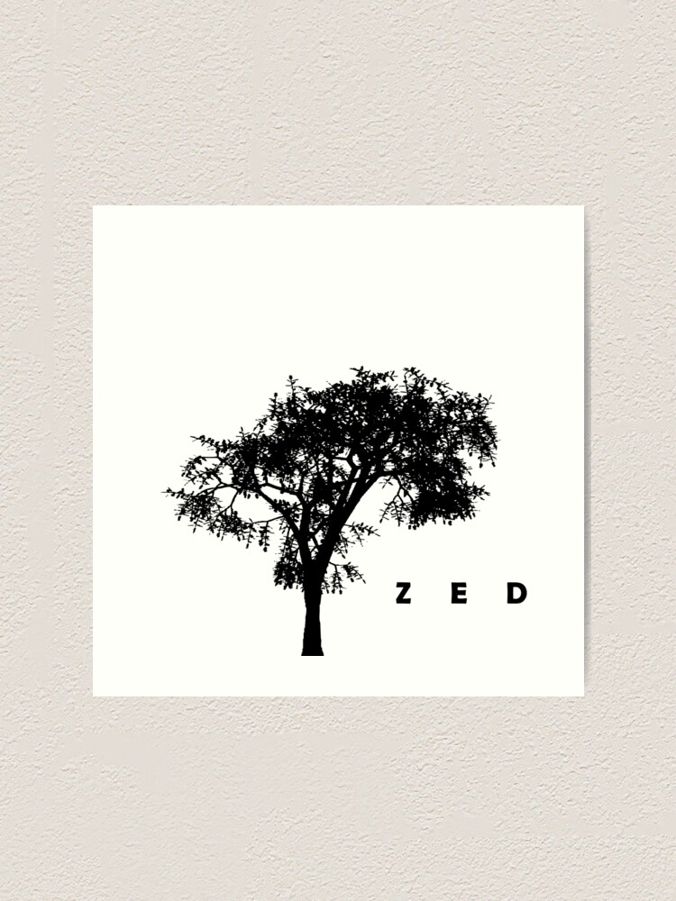 "Zed Tree Logo\" Art Print for Sale by NicZed | Redbubble