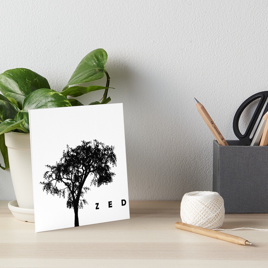 "Zed Tree Logo\" Art Board Print for Sale by NicZed | Redbubble