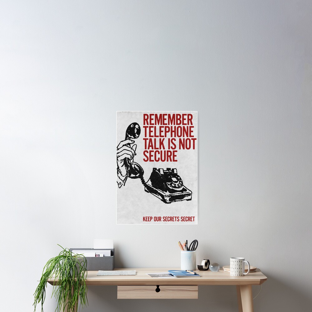 "Telephone Talk poster" Poster for Sale by copywriter | Redbubble