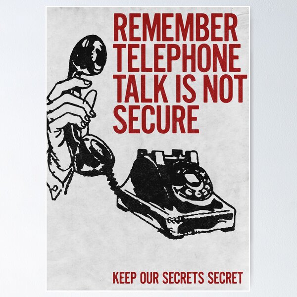 "Telephone Talk poster" Poster for Sale by copywriter | Redbubble