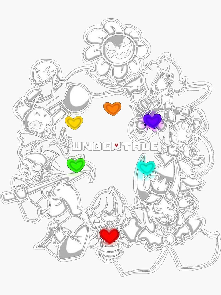"UNDERTALE" Sticker for Sale by thatel | Redbubble