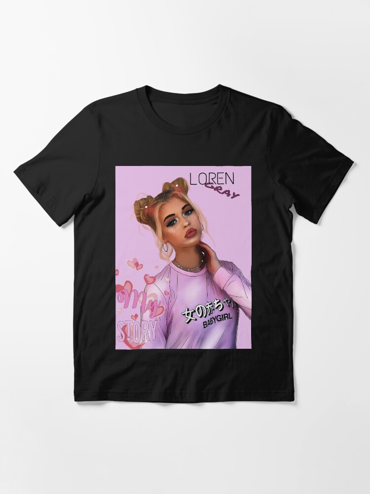 "Loren Gray Tiktok Idol The HypeHouse Fan Art Portrait Illustration " T ...