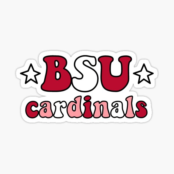 "bsu cardinals" Sticker for Sale by esedlack14 | Redbubble