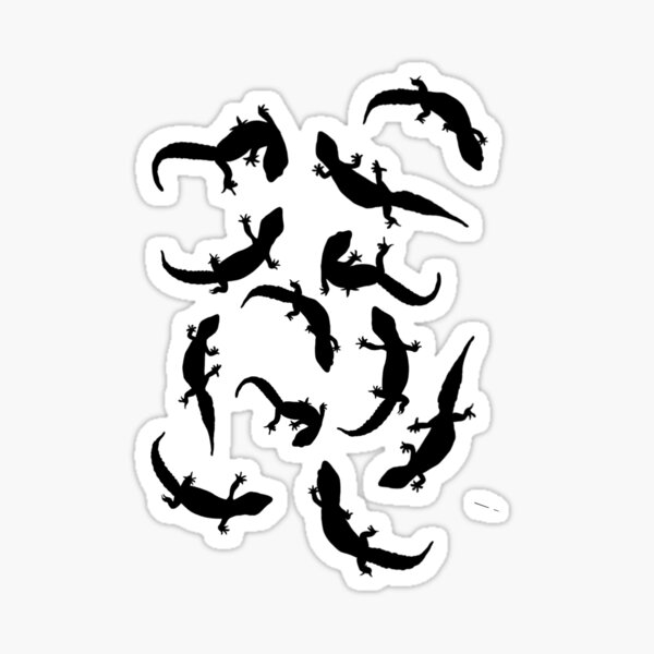 "Leopard geckos" Sticker by Silverstream127 | Redbubble