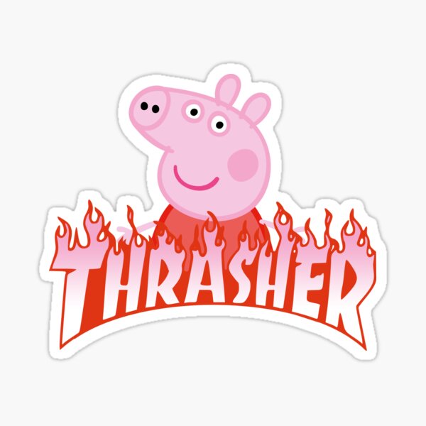 Thrasher Stickers | Redbubble