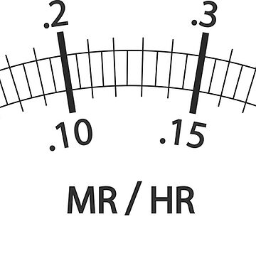 "Geiger Counter" Sticker for Sale by doubleblindlabs | Redbubble