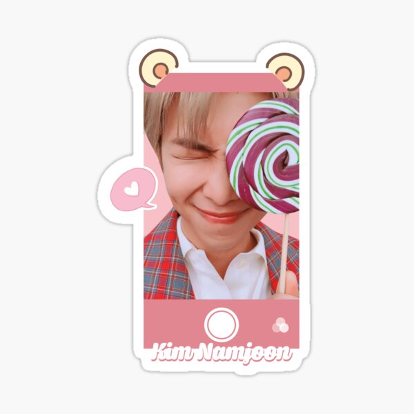 "BTS NAMJOON stamps" Sticker by iucheshire | Redbubble