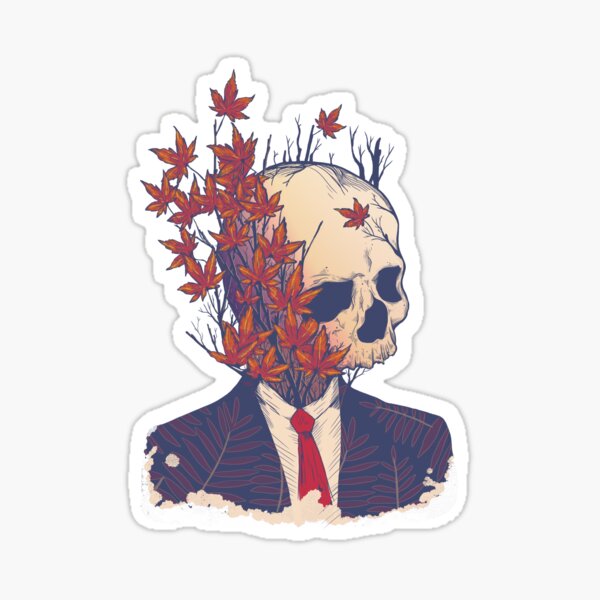 "Fall Guy - Skeleton" Sticker by jess1586 | Redbubble