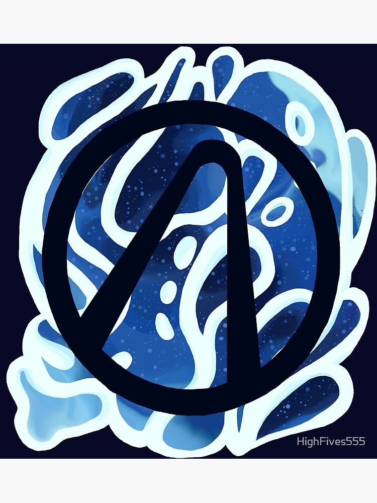 "Borderlands 3 Amara Action Skill Vault Hunter Symbol" Framed Art Print ...