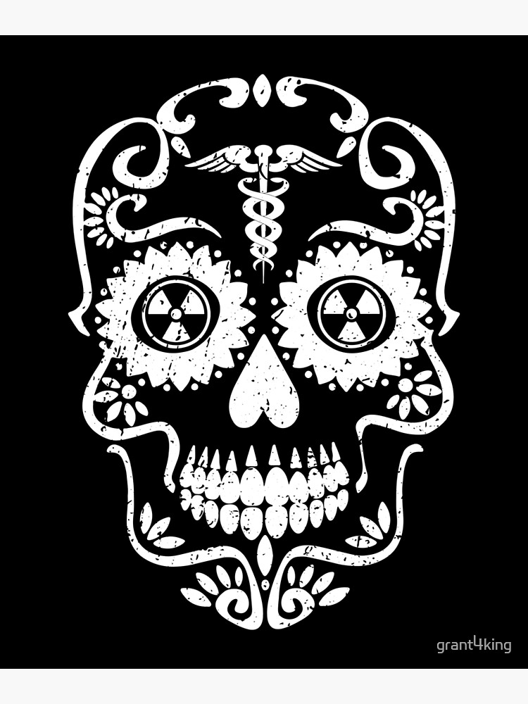 "Radiology Skull Rad Xray Tech Gift Radiography Medical print" Poster ...