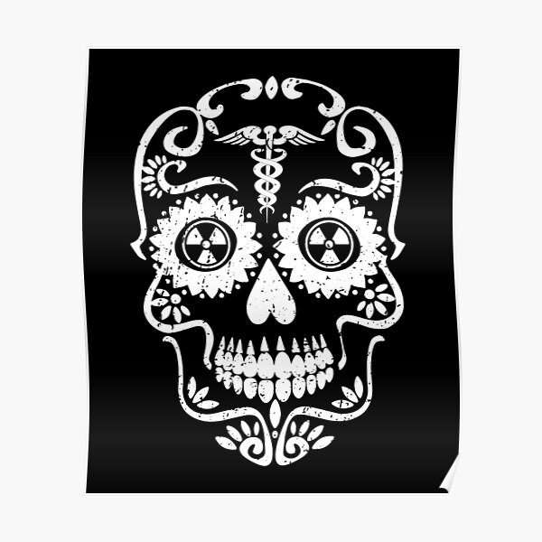 "Radiology Skull Rad Xray Tech Gift Radiography Medical print" Poster ...