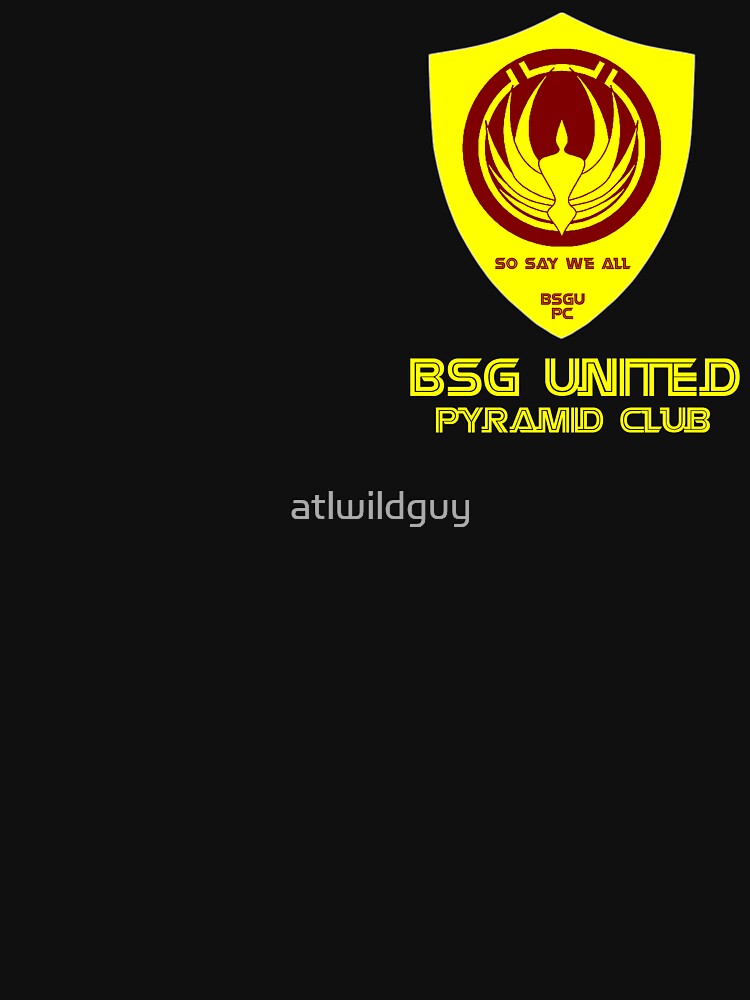 "BSG United Pyramid Club" T-shirt for Sale by atlwildguy | Redbubble ...