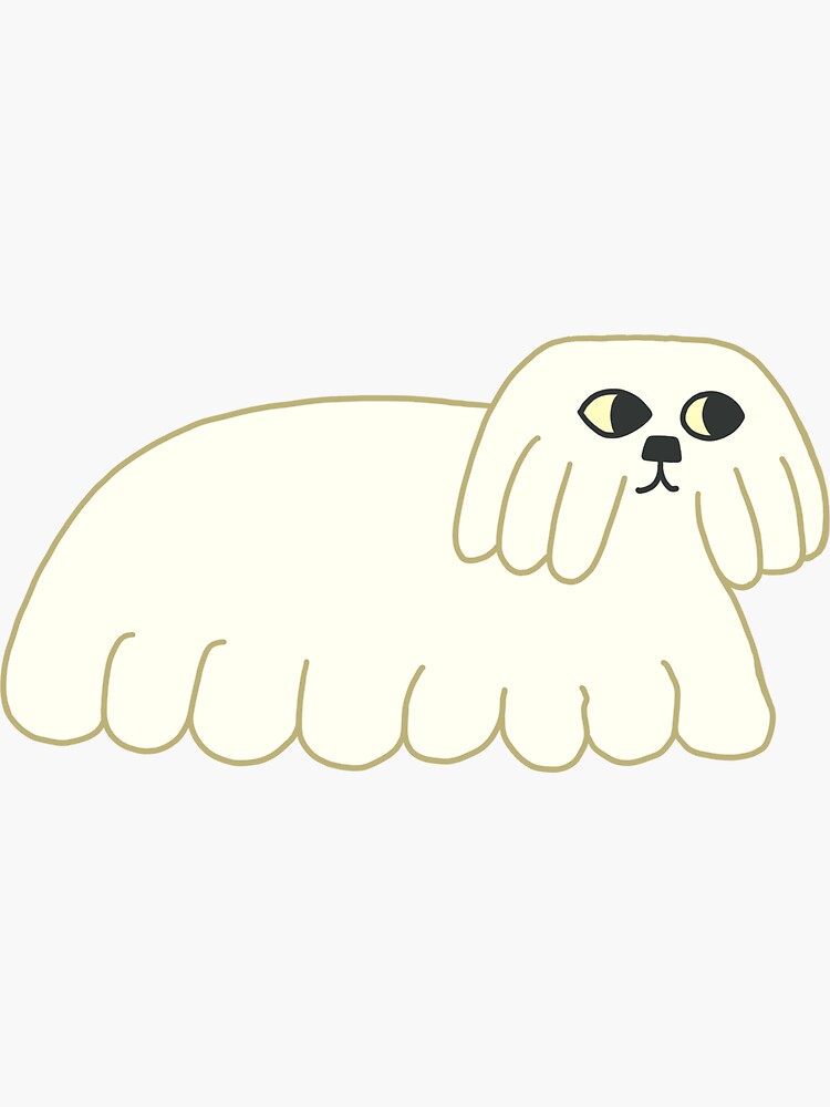 "Midnight Gospel Dog" Sticker for Sale by anniekb | Redbubble