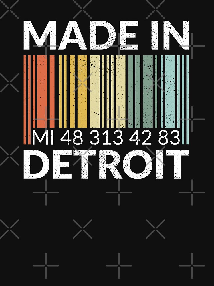 "Made in Detroit" Essential T-Shirt for Sale by zeno27 | Redbubble