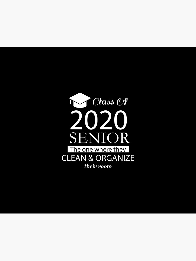 Póster «High School Senior class of 2020 con decir dónde limpian y ...