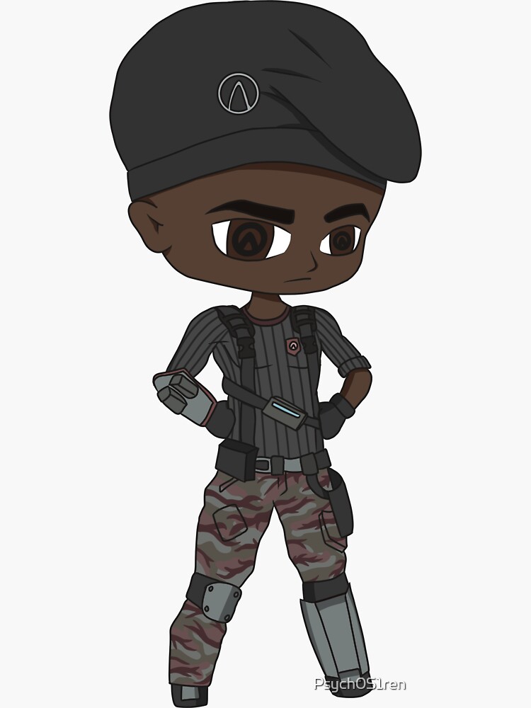 "Roland Chibi" Sticker for Sale by Psych0S1ren | Redbubble