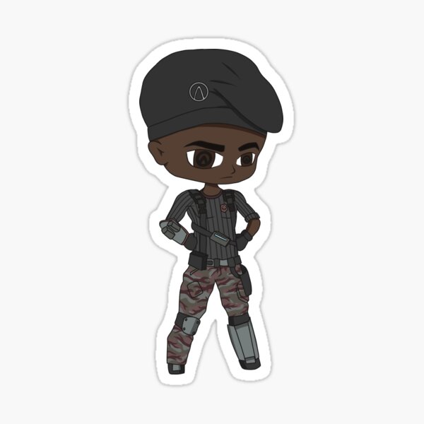 "Roland Chibi" Sticker for Sale by Psych0S1ren | Redbubble