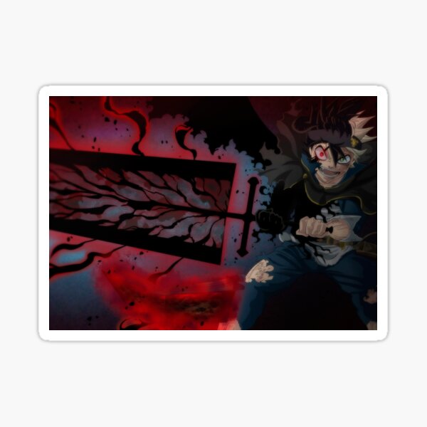 "Black Clover Asta" Sticker by terpres | Redbubble