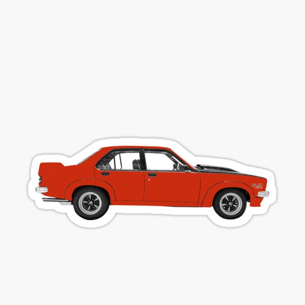 "LH Holden Torana SLR/5000 1974 Salamanca Red" Sticker for Sale by ...