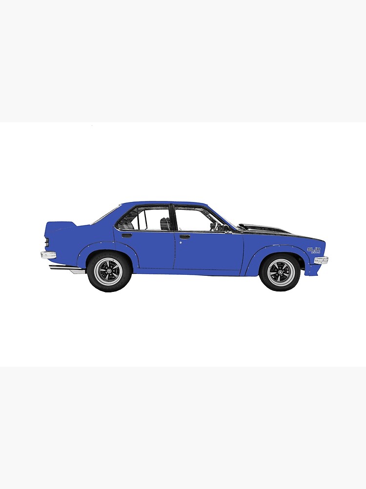 "LH Holden Torana SLR/5000 1974 Azure Blue" Art Print for Sale by ...