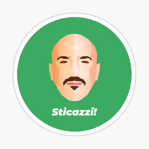 "Sticazzi! Moustache man vector portrait lgbtq bear" Sticker by mssdmr ...